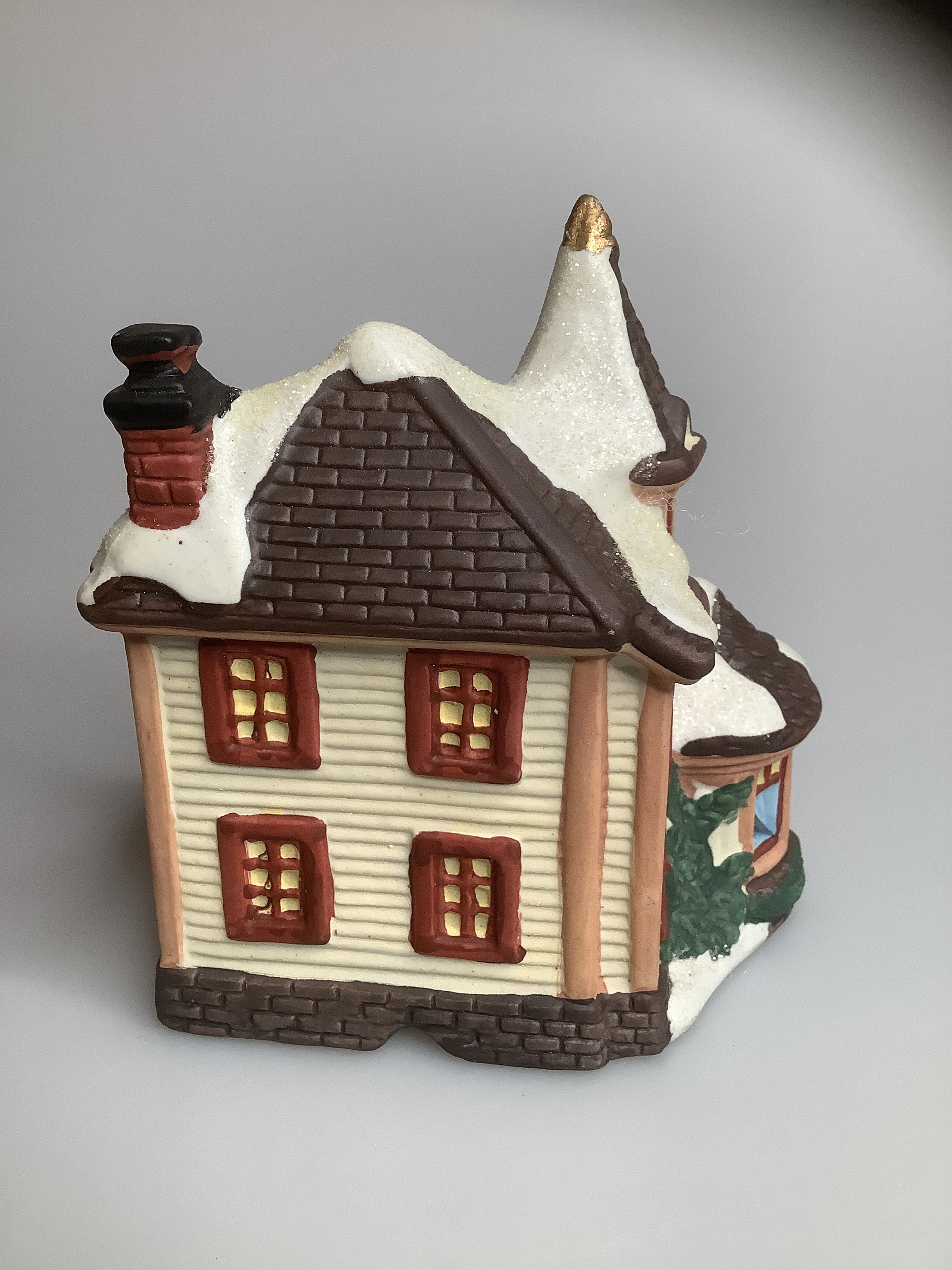 Cobblestone Corners Ceramic House - Etsy