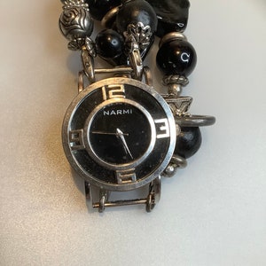 Black Beaded Narmi Watch - Etsy