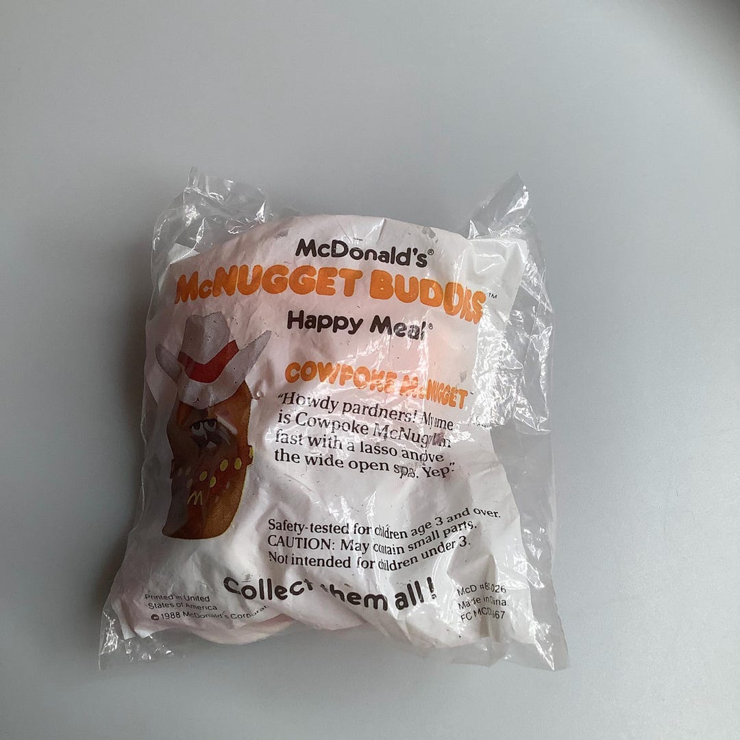 1988 Mcdonalds Cow Poke Toy - Etsy