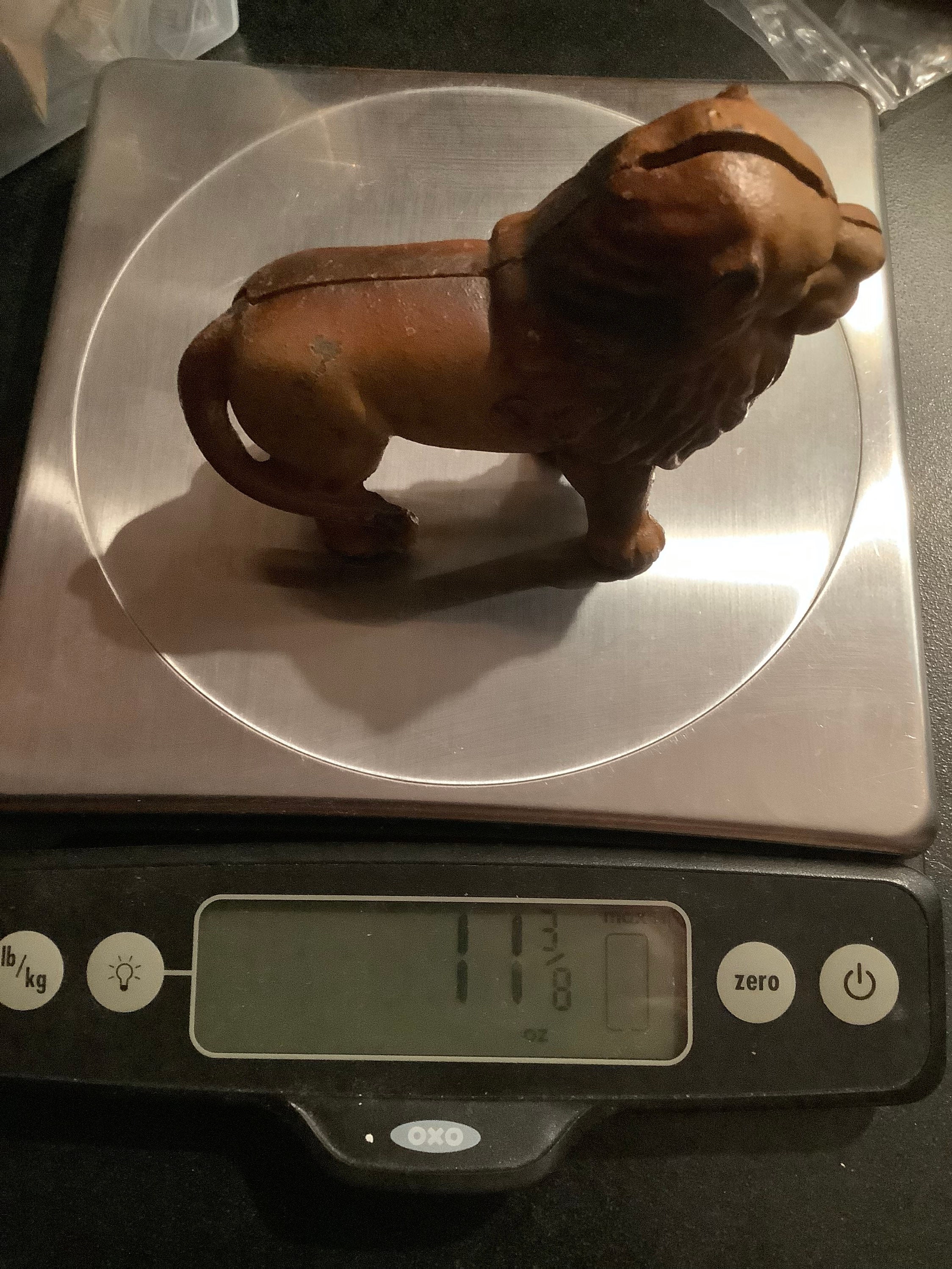 Vintage Iron Lion Coin Bank - Etsy