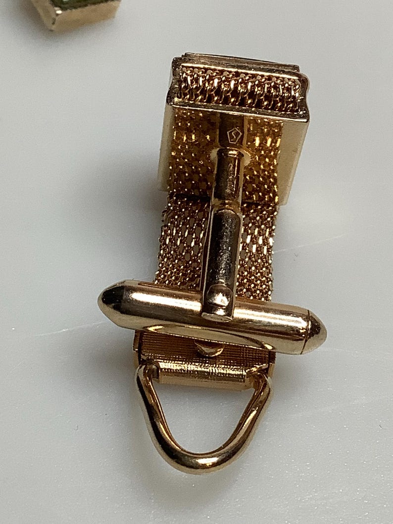 Swank Chain Links and Tie Clip - Etsy