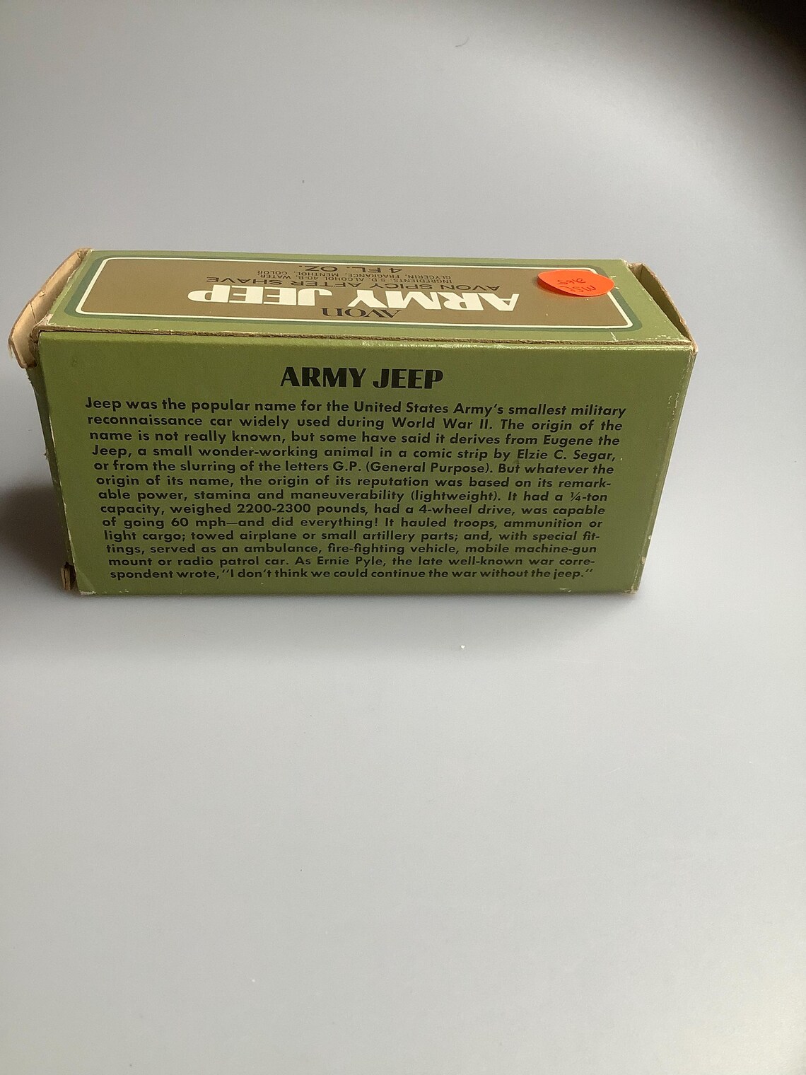 Avon Army Jeep Decanter - Etsy