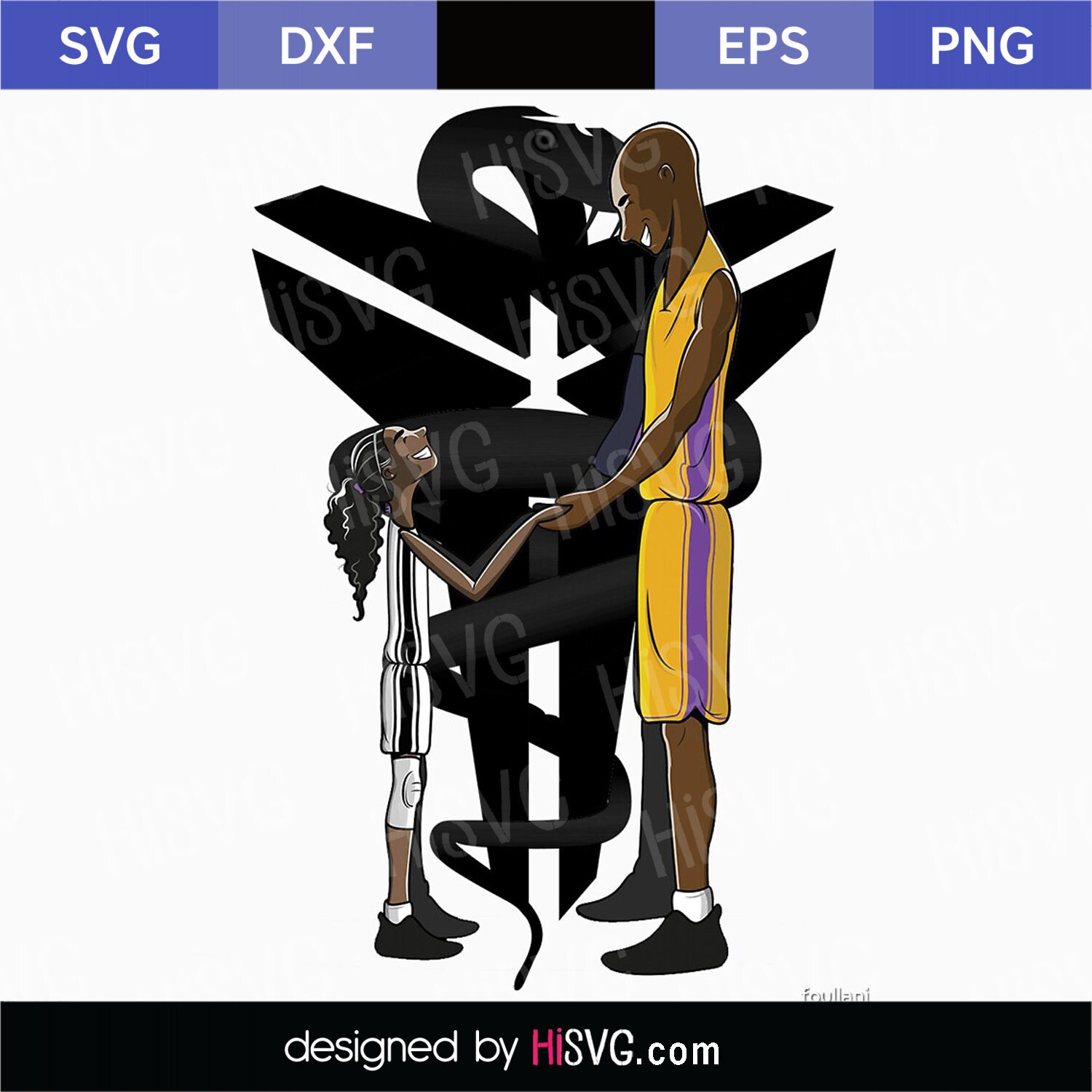 Kobe Bryant SVG PNG for Cricut Silhouette Cut File | Etsy
