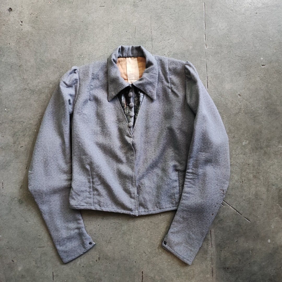 Early 20th Century French Crafted Wool Woman Jacket / Classic Vintage ...