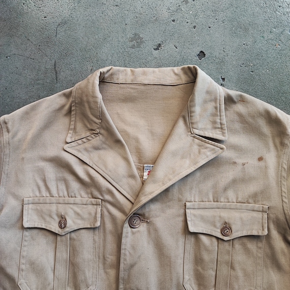 Circa 1950s French Civilian Sahara Jacket / Made in France Circa 1950s French Civilian Sahara Jacket / Made in France
