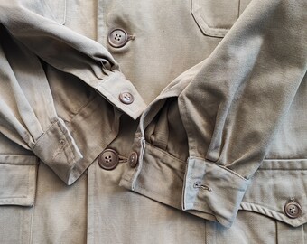 Circa 1950s French Civilian Sahara Jacket / Made in France Circa 1950s French Civilian Sahara Jacket / Made in France