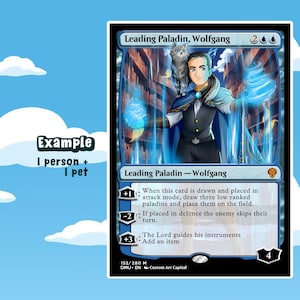 SALE! Custom MTG Walker Card - Personalized Magic Style - Christmas ...