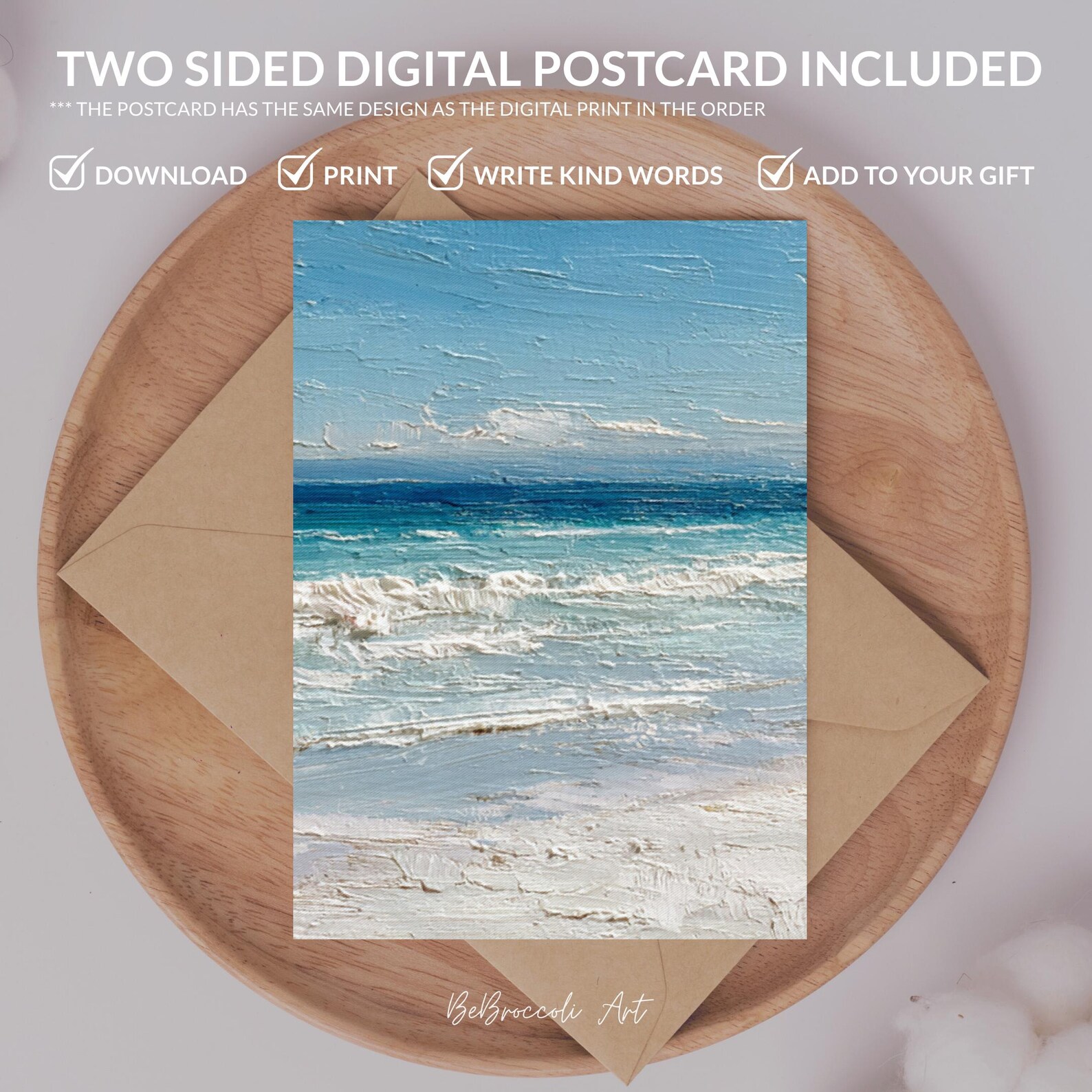 Coastal Triptych Ocean Wall Art Set of 3 Oil Painted Seascape Prints ...