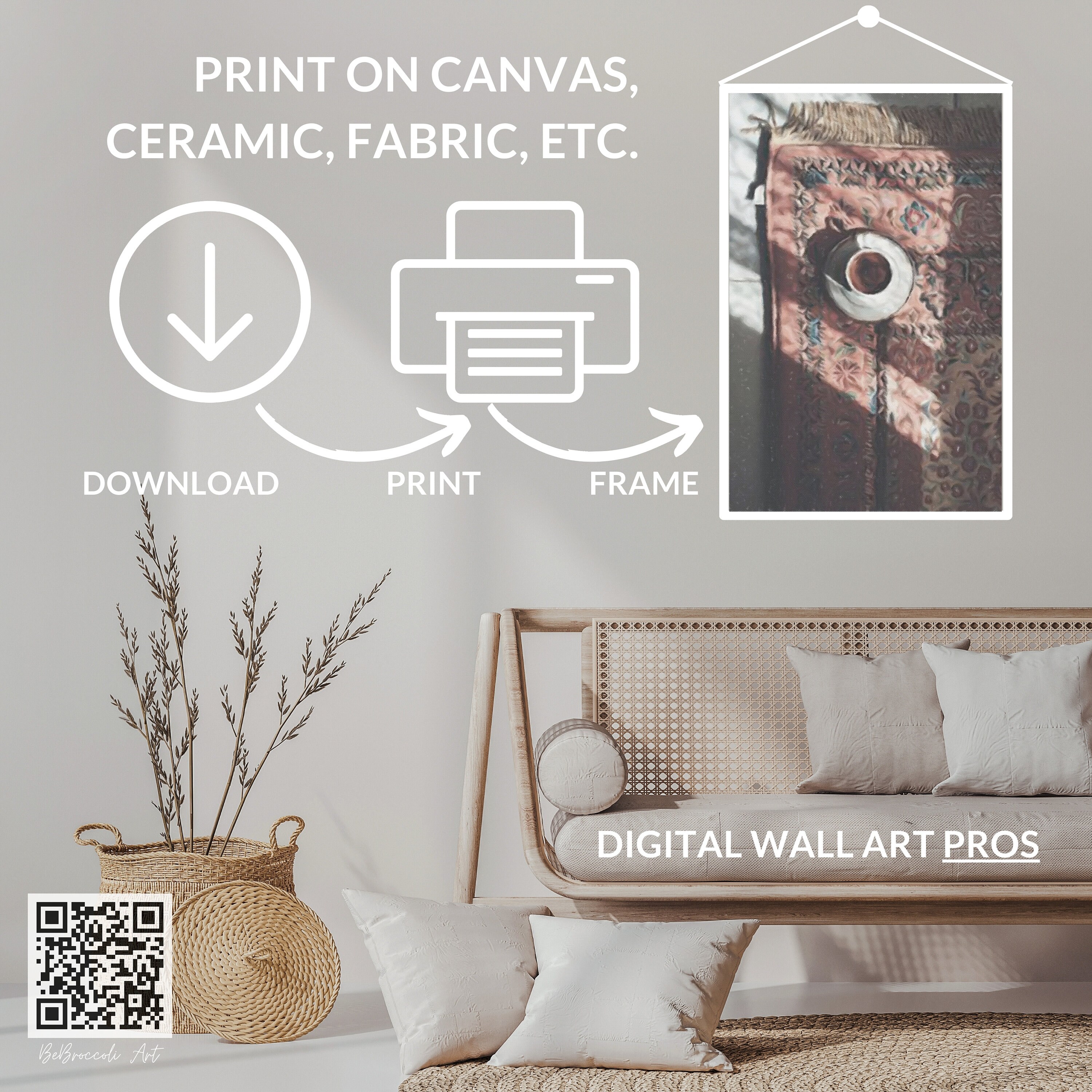 Boho Craft Room Wall Art Printable Craft Room Wall Art Craft Room Decor ...