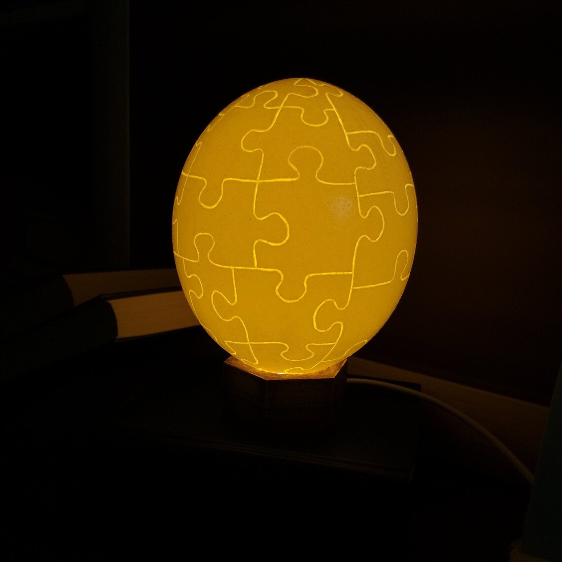 Ostrich Egg Lamp Souvenir Lighting Fixture Present Home Design ...