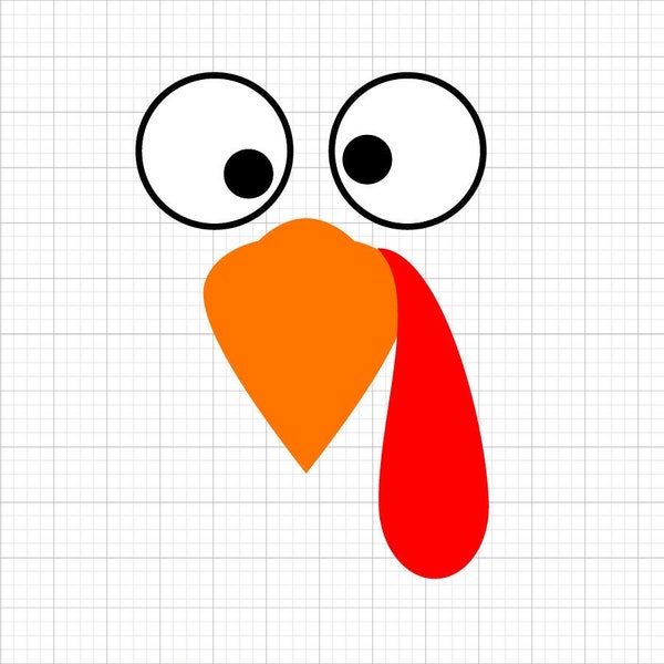 Turkey Head Svg - Etsy