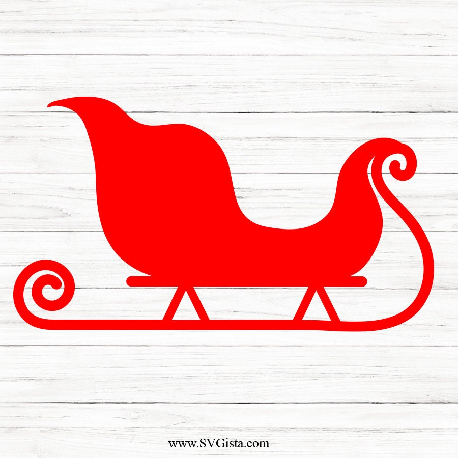 Santa trineo svg santa svg Navidad svg trineo svg archivos - Etsy España