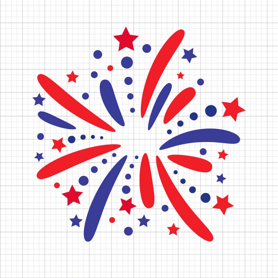 Art & Collectibles Clip Art Fireworks 4th of july SVG,Fireworks svg,USA ...