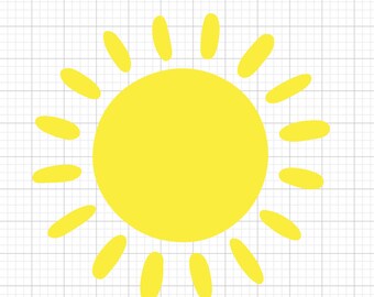 Sun Svg Half Sun SVG Half Sun Cut File Half Sun DXF Half - Etsy