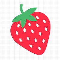 Coloured Heart Strawberry Svg Png Eps Dxf Red Berry Cut File, Cartoon ...