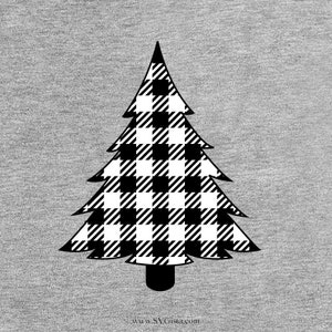 Buffalo Plaid Print Tree Svg, Svg Files, Svg Files for Cricut, Svg ...