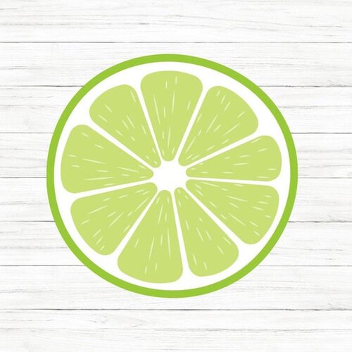 Lime Slice Instant Digital Download Svg Png Dxf and Eps - Etsy