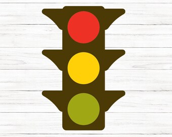 Stop Light Svg - Etsy