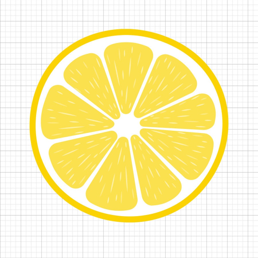 Lemon Slice Lemon Svg Lemonade Svg Fruit Summer Svg SVG - Etsy
