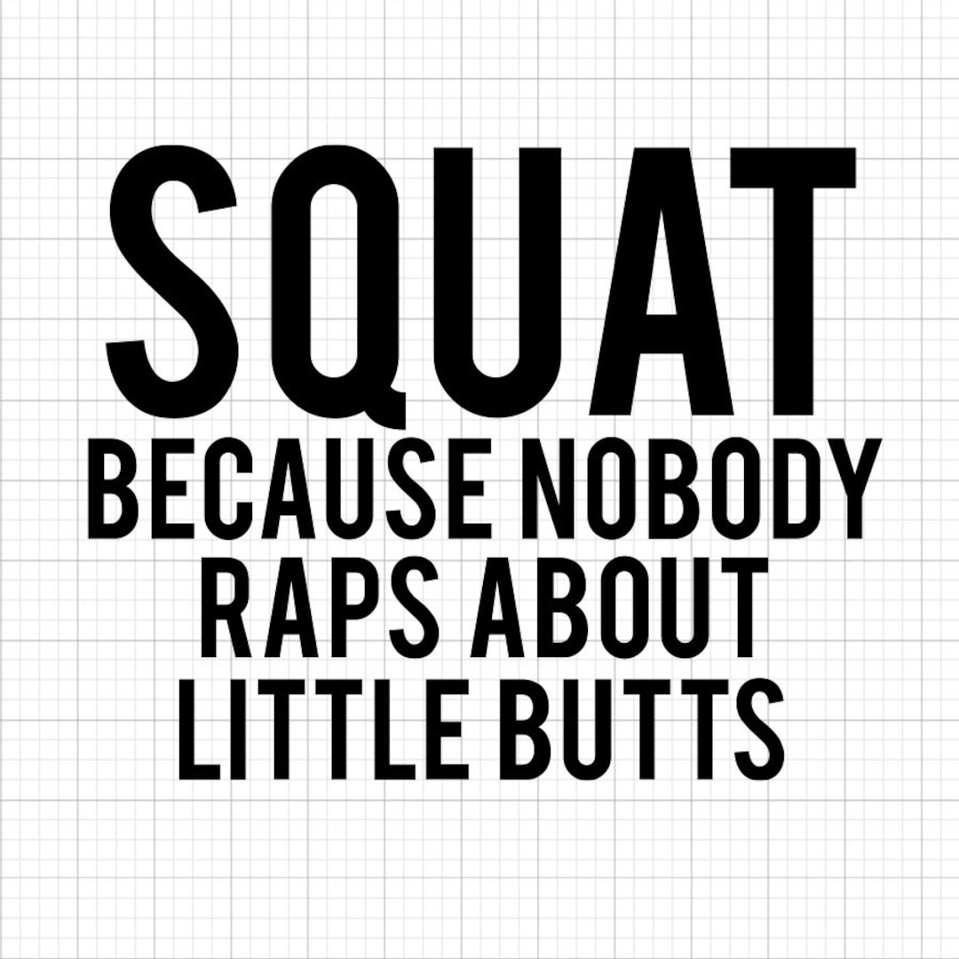 Squat Svg Fitness Svg Workout Svg Gym Svg Cut File - Etsy Canada