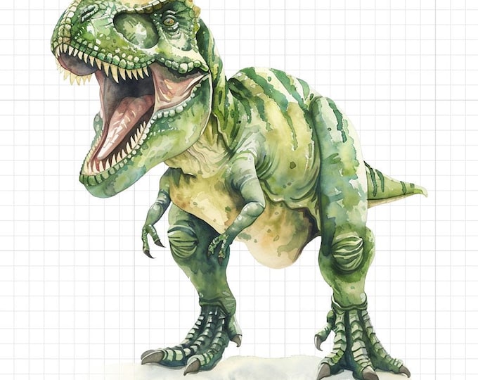 T-rex Clipart - Dinosaur Clipart - PNG Format - Etsy Canada