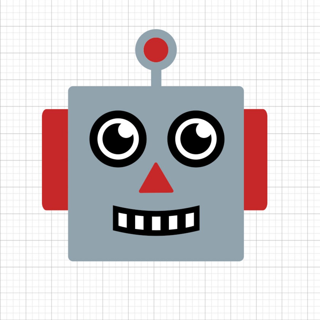 Robot Head SVG Files for Cricut | Digital Download | DIY Craft Svgs ...