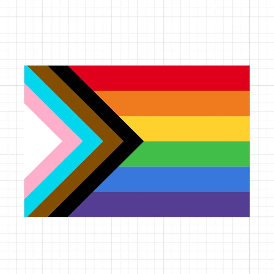 Progressive Flag Svg, Svg Files, Svg Files for Cricut, Svg Cricut, Svg ...