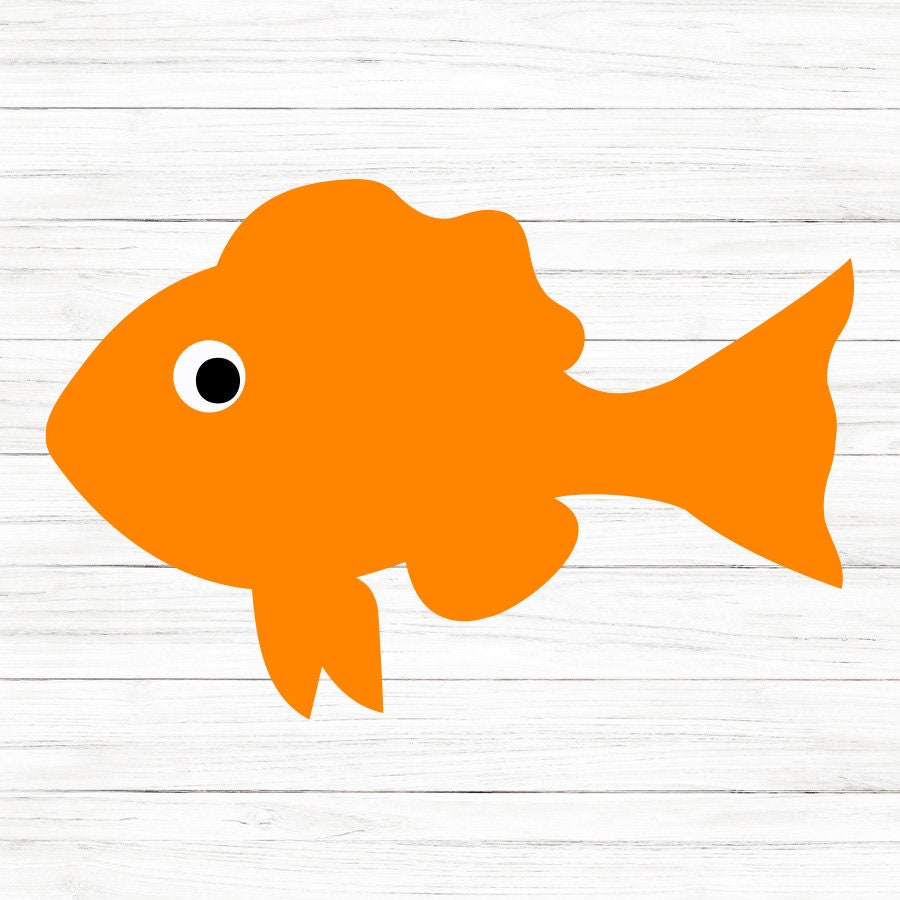 Goldfish SVG Gold Fish Svg Fish Svg Goldfish Clipart Fish - Etsy UK