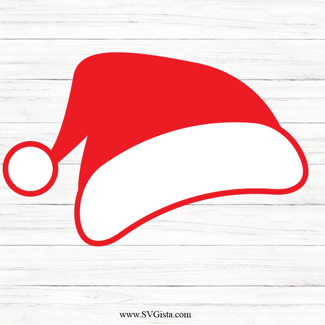 Santa Hat Svg, Svg Files, Svg Files for Cricut, Svg Cricut, Svg Images ...