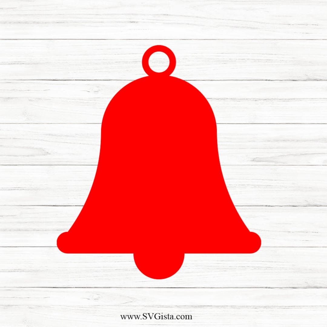 Christmas Bell Svg, Svg Files, Svg Files for Cricut, Svg Cricut, Svg ...