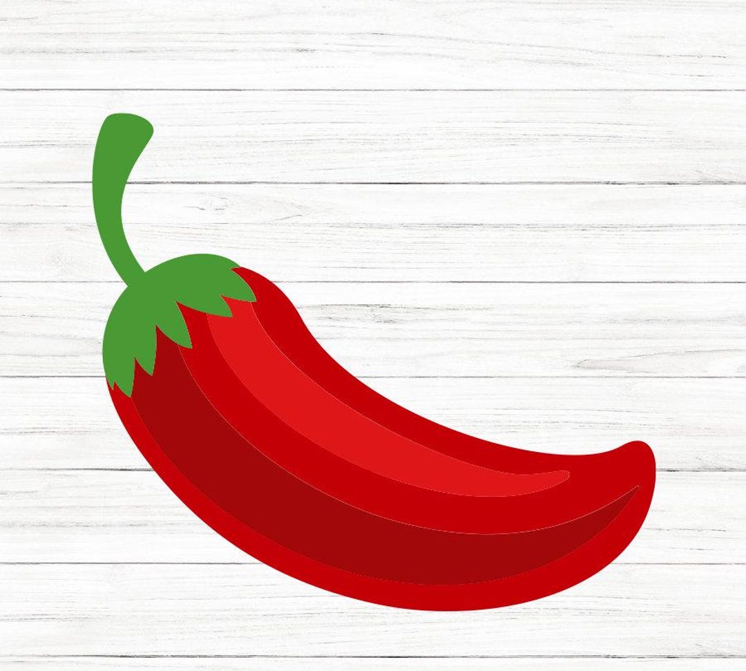 Red Pepper Svg, Svg Files, Svg Files for Cricut, Svg Cricut, Svg Images ...