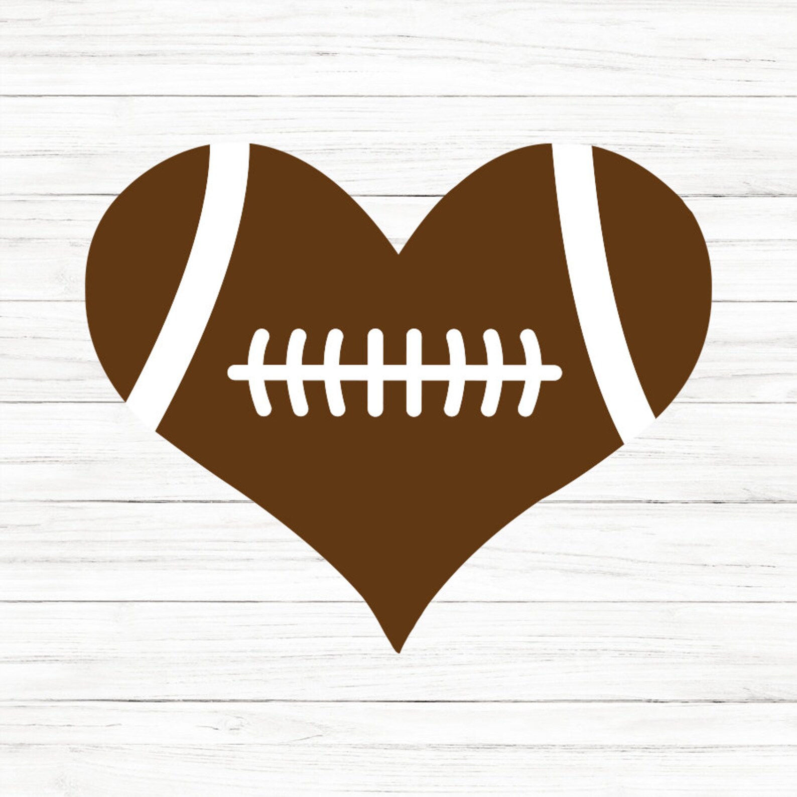 Heart Football Svg Football Svg Love Football Svg Sports - Etsy