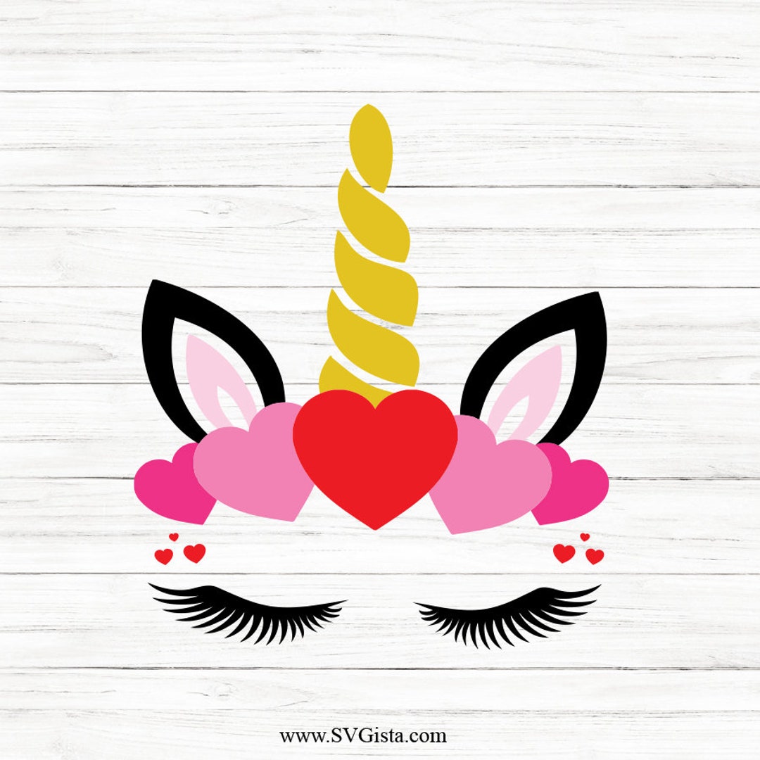 Heart Unicorn, Svg Files, Svg Files for Cricut, Svg Cricut, Svg Images ...
