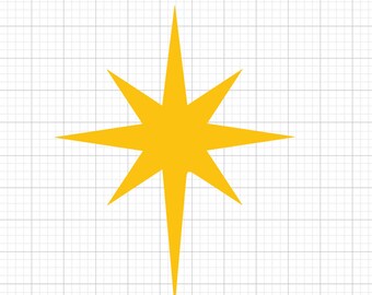 Christmas Star SVG Files for Cricut, Digital Download, SVG Designs for ...