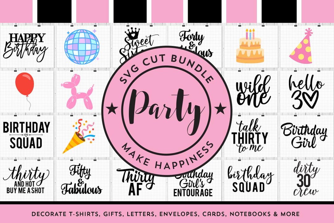 Birthday SVG Bundle, Happy Birthday PNG, Birthday SVG, Birthday Shirt ...