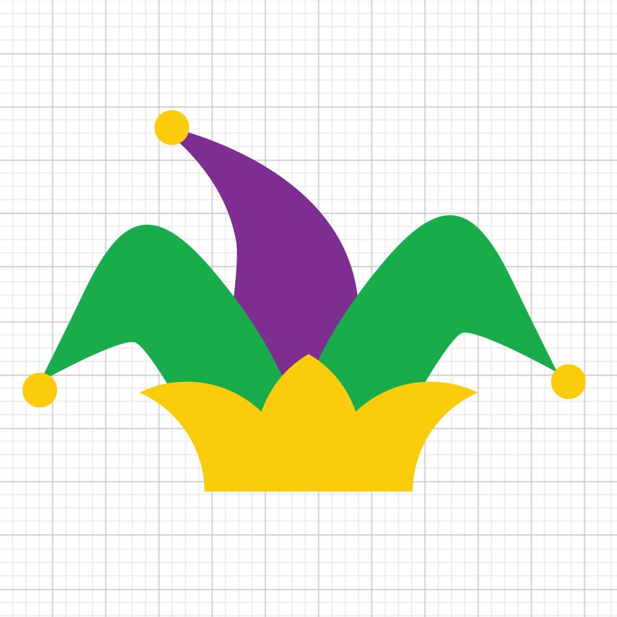 Mardi Gras Jester Hat Clip Art