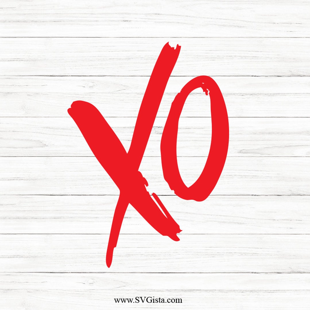 XO Svg XO Valentine Svg Cricut Svg Files Shirt Svg - Etsy