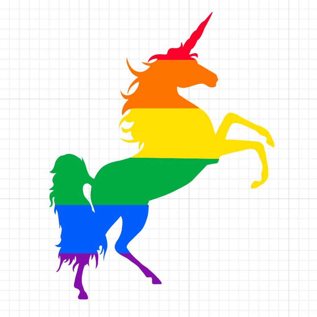 Rainbow Unicorn Svg, Svg Files, Svg Files for Cricut, Svg Cricut, Svg ...