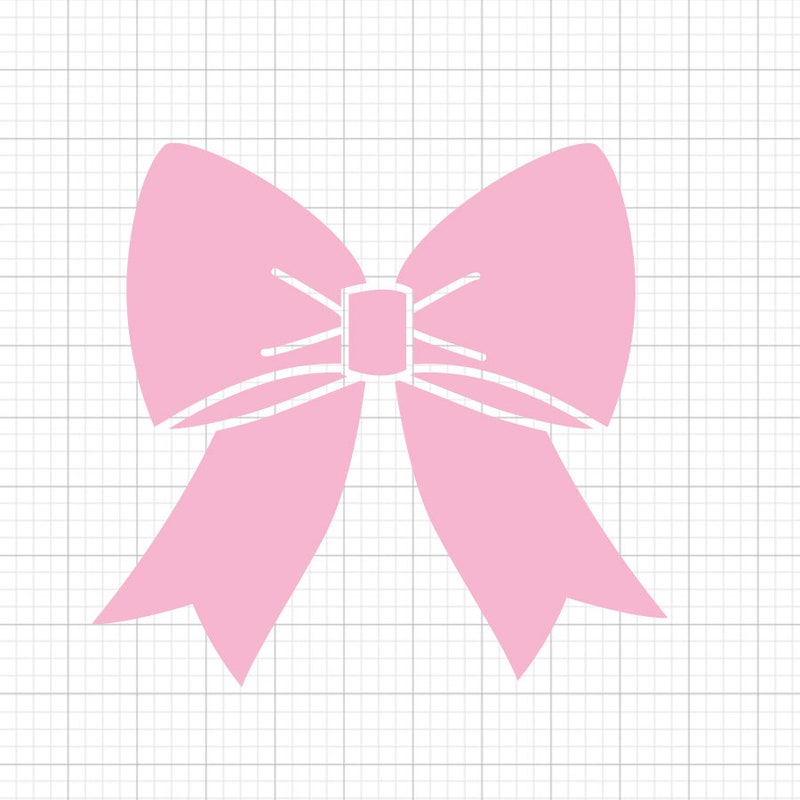 Cheer Bow Svg - Etsy