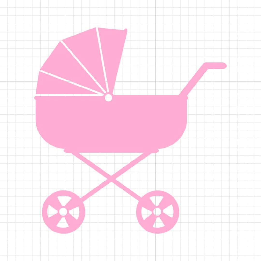 Baby Stroller Svg, Svg Files, Svg Files for Cricut, Svg Cricut, Svg ...