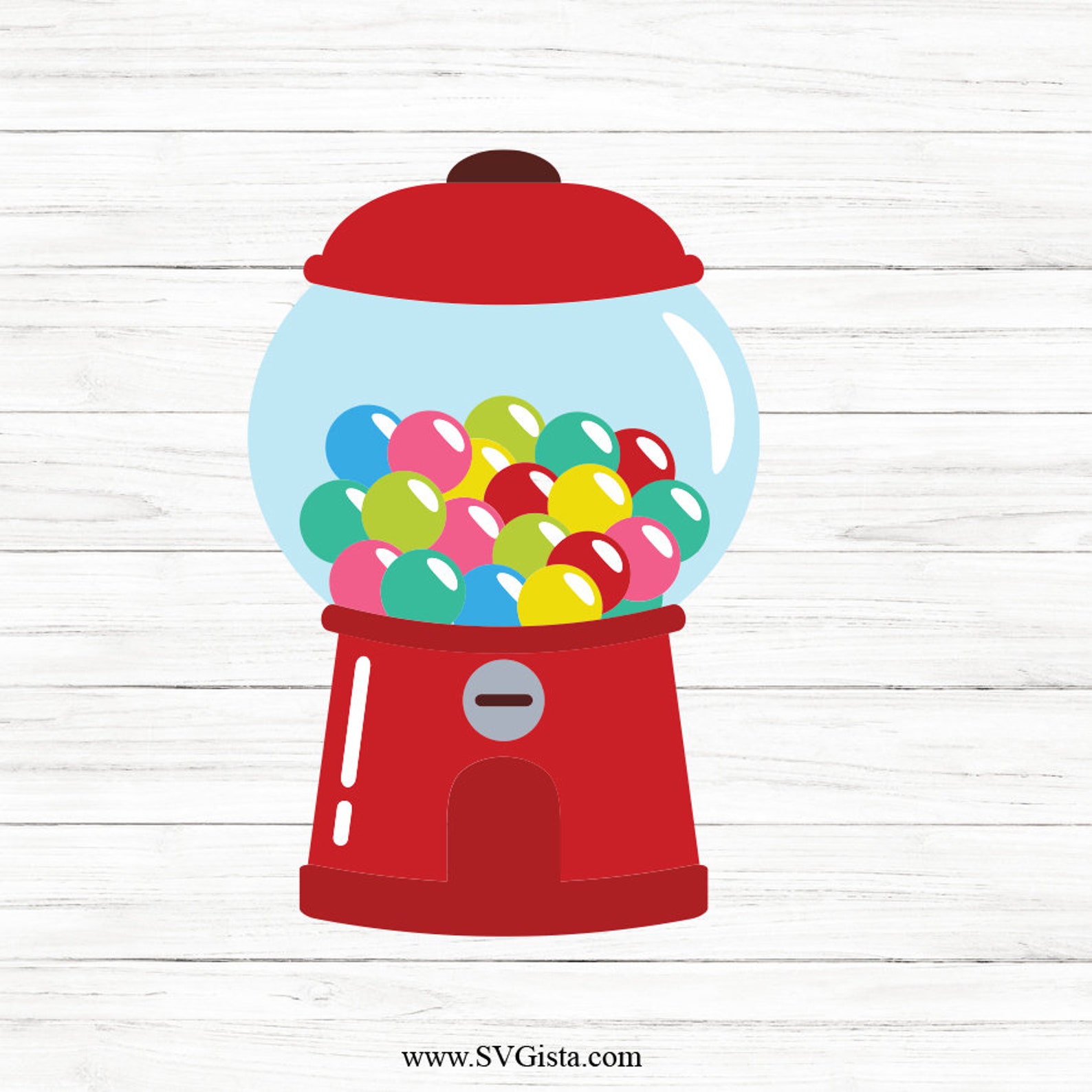 Gumball Machine SVG Files for Cricut | Digital Download | DIY Craft ...