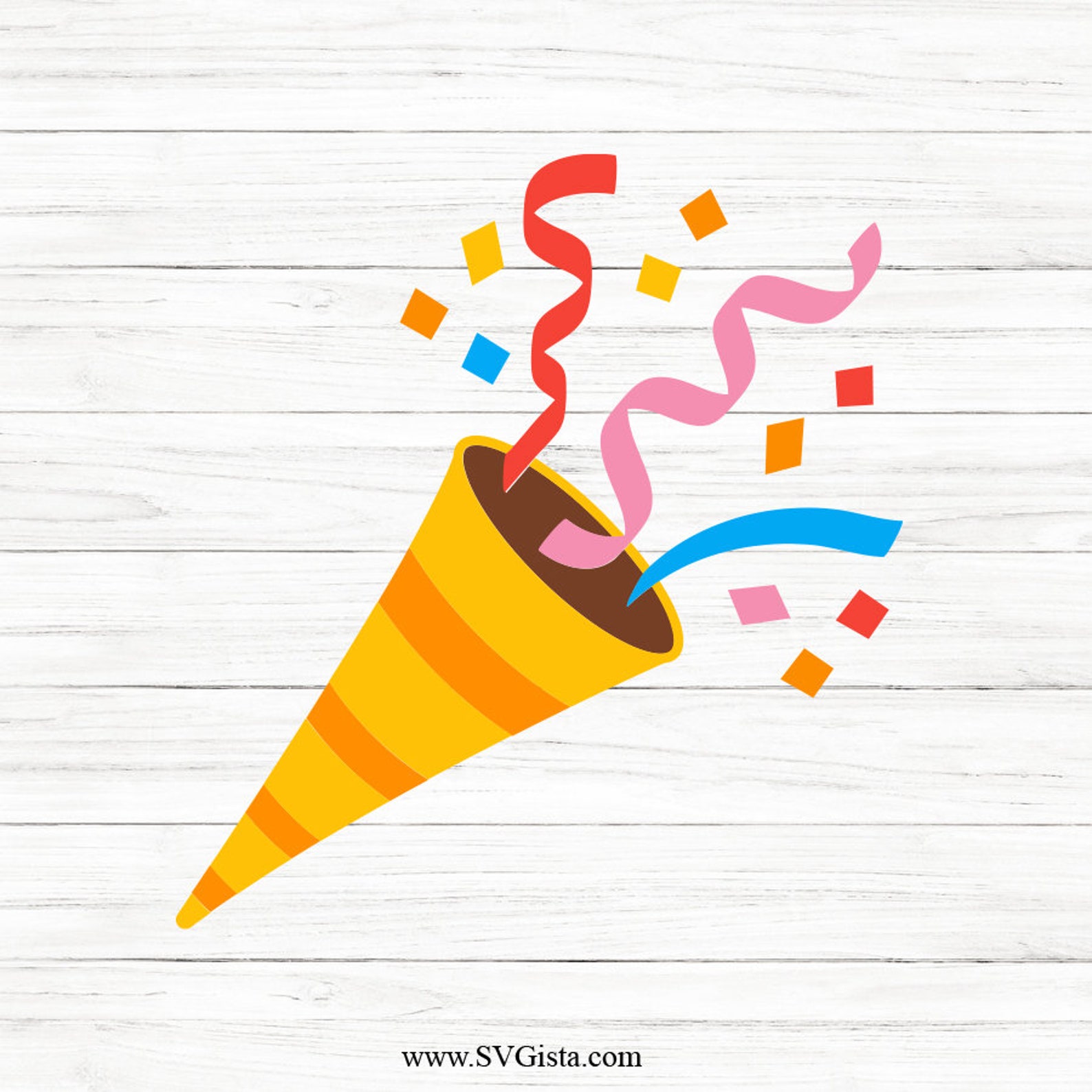 Party Popper SVG Files for Cricut | Digital Download | DIY Craft Svgs ...