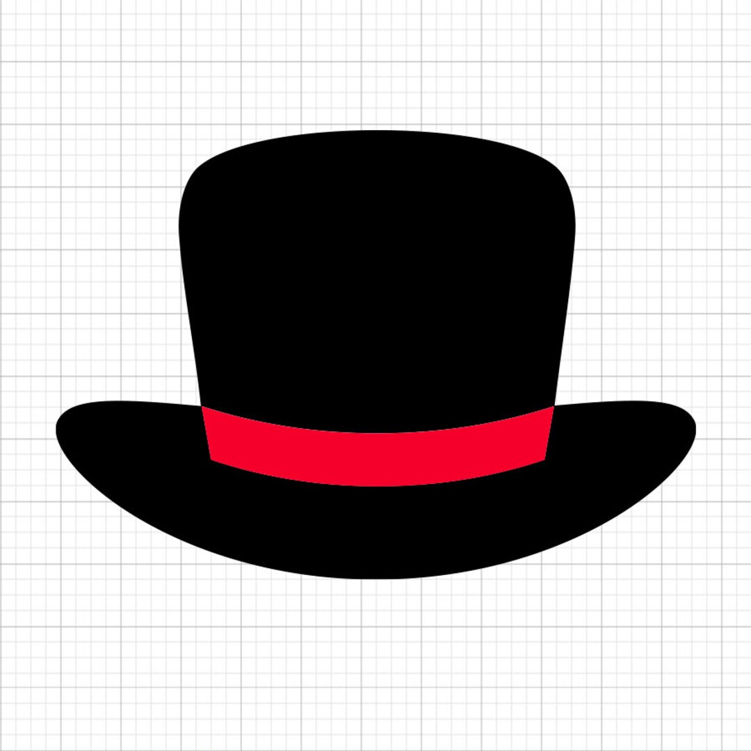 Top Hat Svg, Svg Files, Svg Files for Cricut, Svg Cricut, Svg Images ...