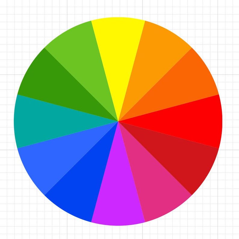 Color Wheel Svg, Svg Files, Svg Files for Cricut, Svg Cricut, Svg ...