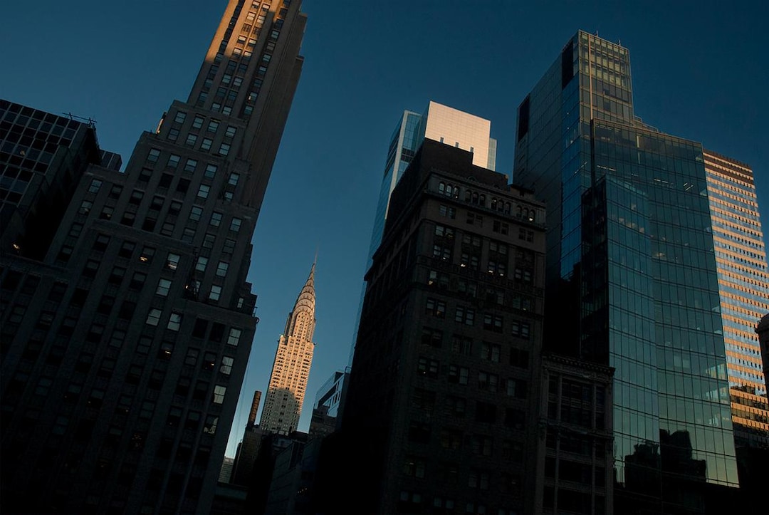 Chrysler Building New York City Architecture Midtown Manhattan Color ...
