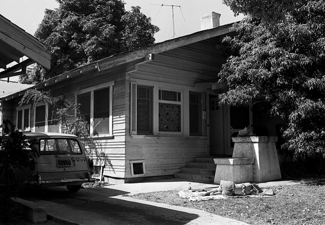 Los Angeles Bugalow 1972 Exterior Bronson Canyon Hollywood Front Door ...