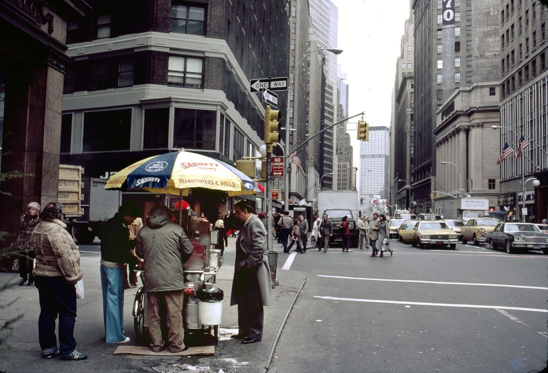 Broadway Hot Dog Sabrett New York City Streetscape Photograph Birthday ...