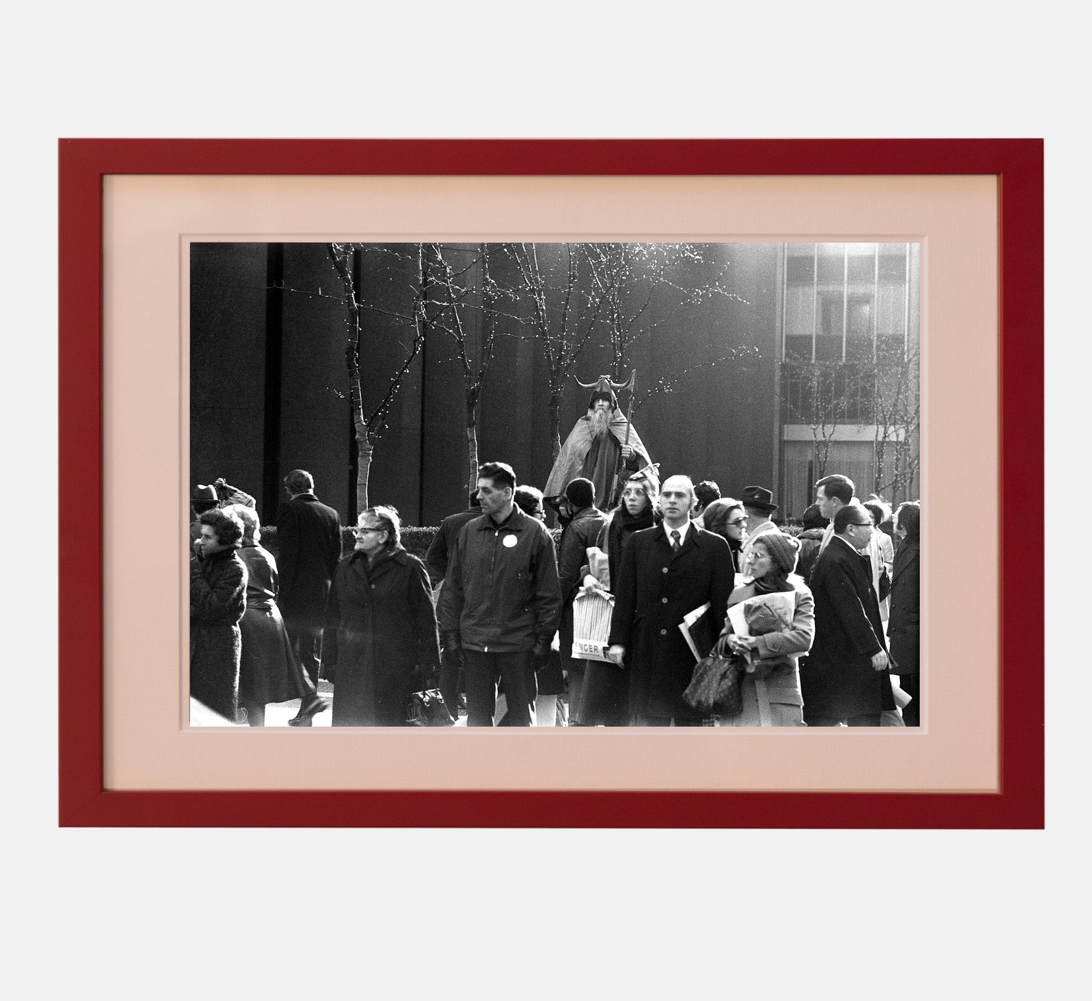 The Famous Moondog and Commuters on 6th Ave Manhattan 1969 Vintage ...