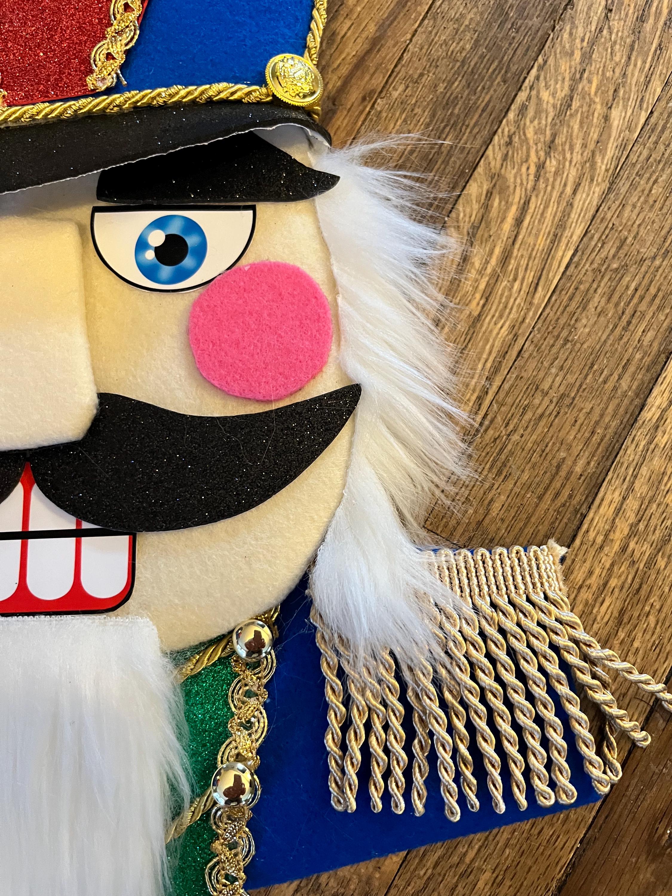 Traditional Nutcracker Wreath Attachment, Christmas, - Etsy