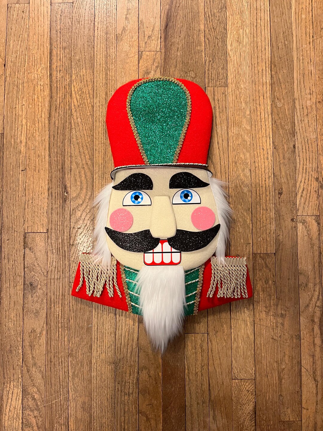 Handmade Nutcracker Wreath Attachment: Christmas Decor, Felt & Fabric ...